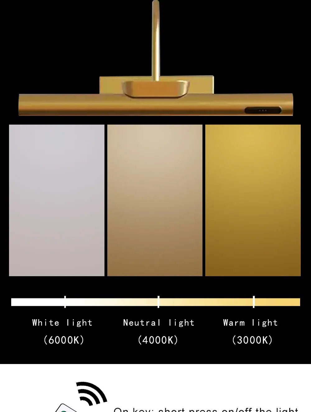 Jq82 Usb Rechargeable 360 Degree Rotate Magnetic Ball Dim Touch Control Led Wall Lamp Mounted ...