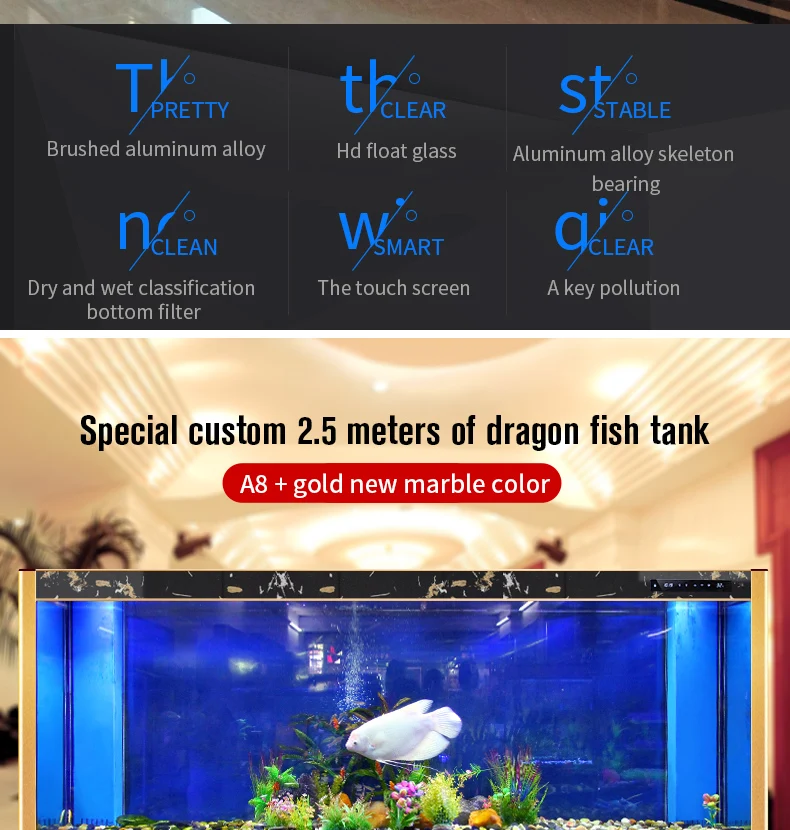 Big Aquarium Tank - Real Fish Tank Models for Living Room