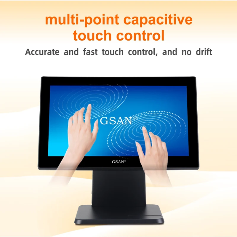 Desktop Touchscreen Pos Systems Clothing Store Dual Screen Cash ...