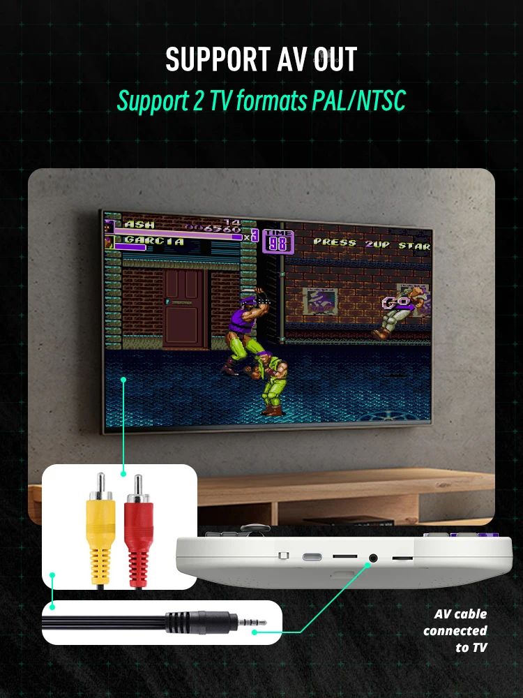 Data Frog 3 Inch Ips Handheld Game Console Player Mini Portable Game ...