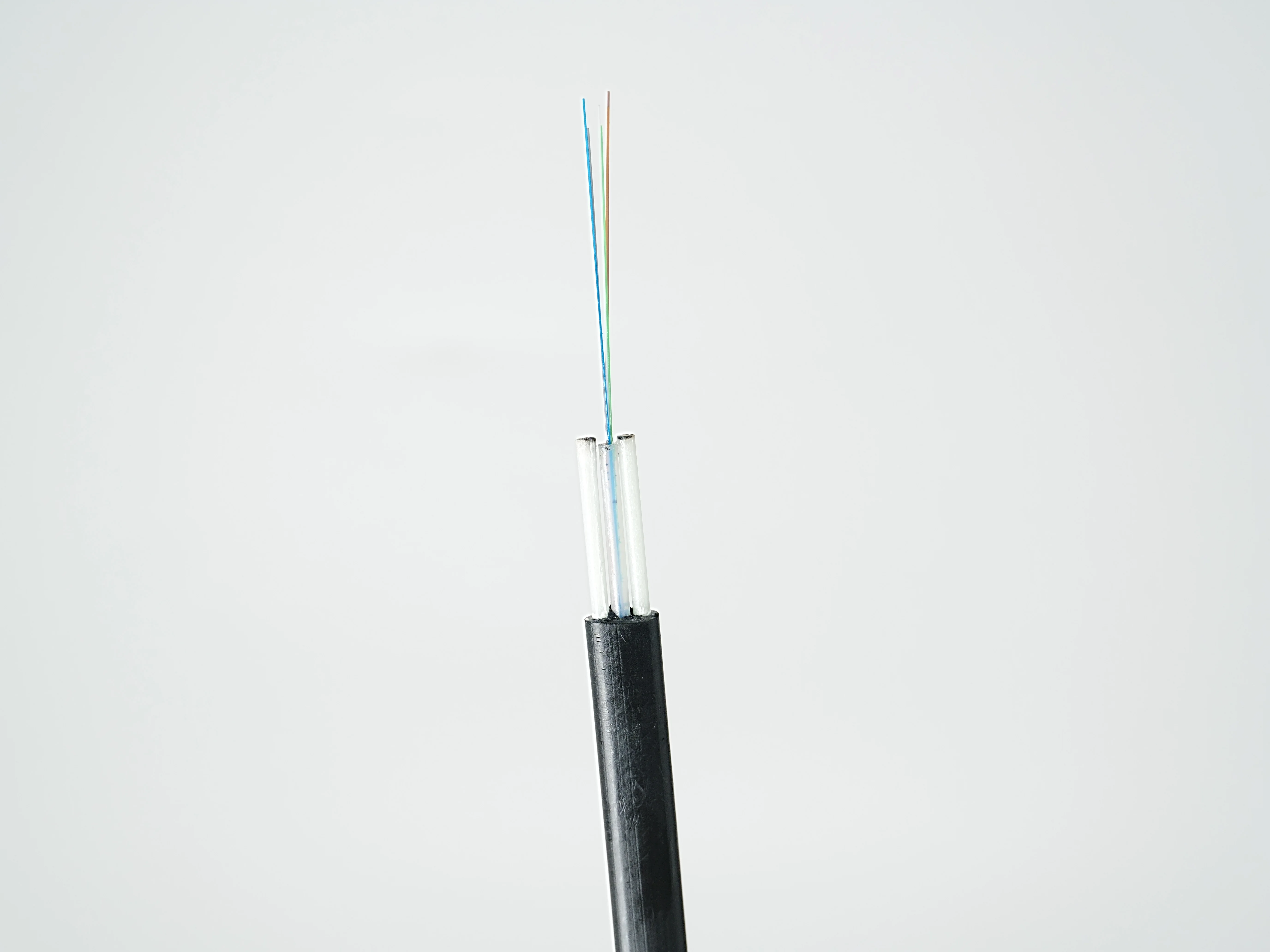 Outdoor Non-metallic Aerial Frp Gyfxtby Single Mode Flat Fiber Optic ...
