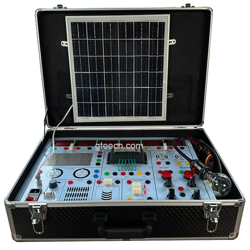 Green energy teaching equipment Solar power generation experiment box ...