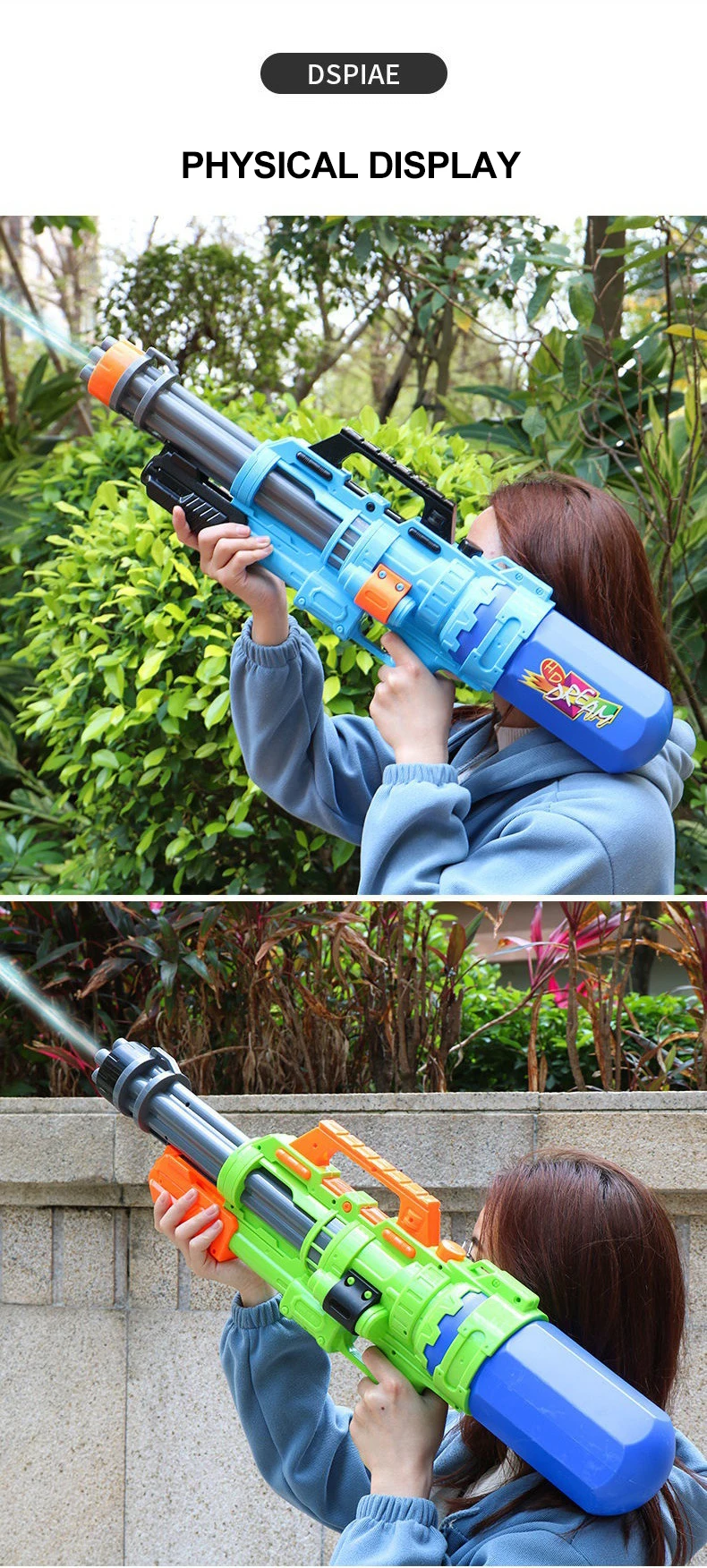 Factory Price Long Range Spyro Custom-water-gun Transparent Most ...