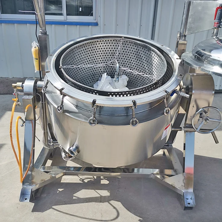 Commercial Big Capacity Electric Gas Heating Industrial Pressure Cooker ...