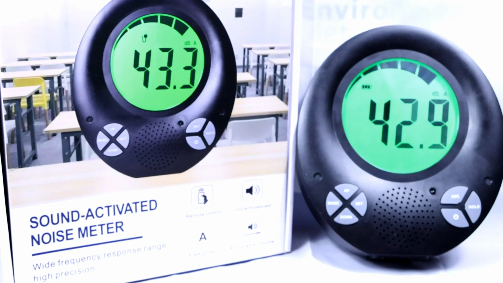 Multifunctional Adjustable By 6 Levels Noise Environmental Meter Data ...