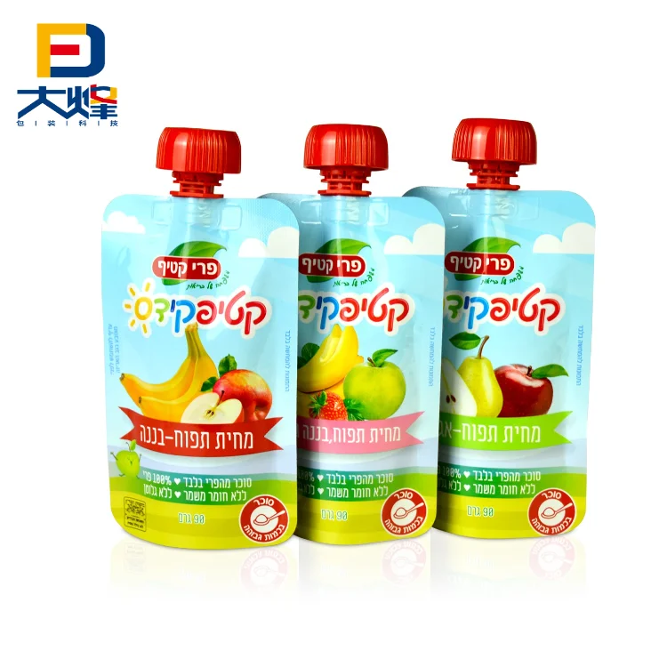 Gualapack Doypack Juice Retort Pouch - Eco-Friendly Stand Up Spout Bag ...