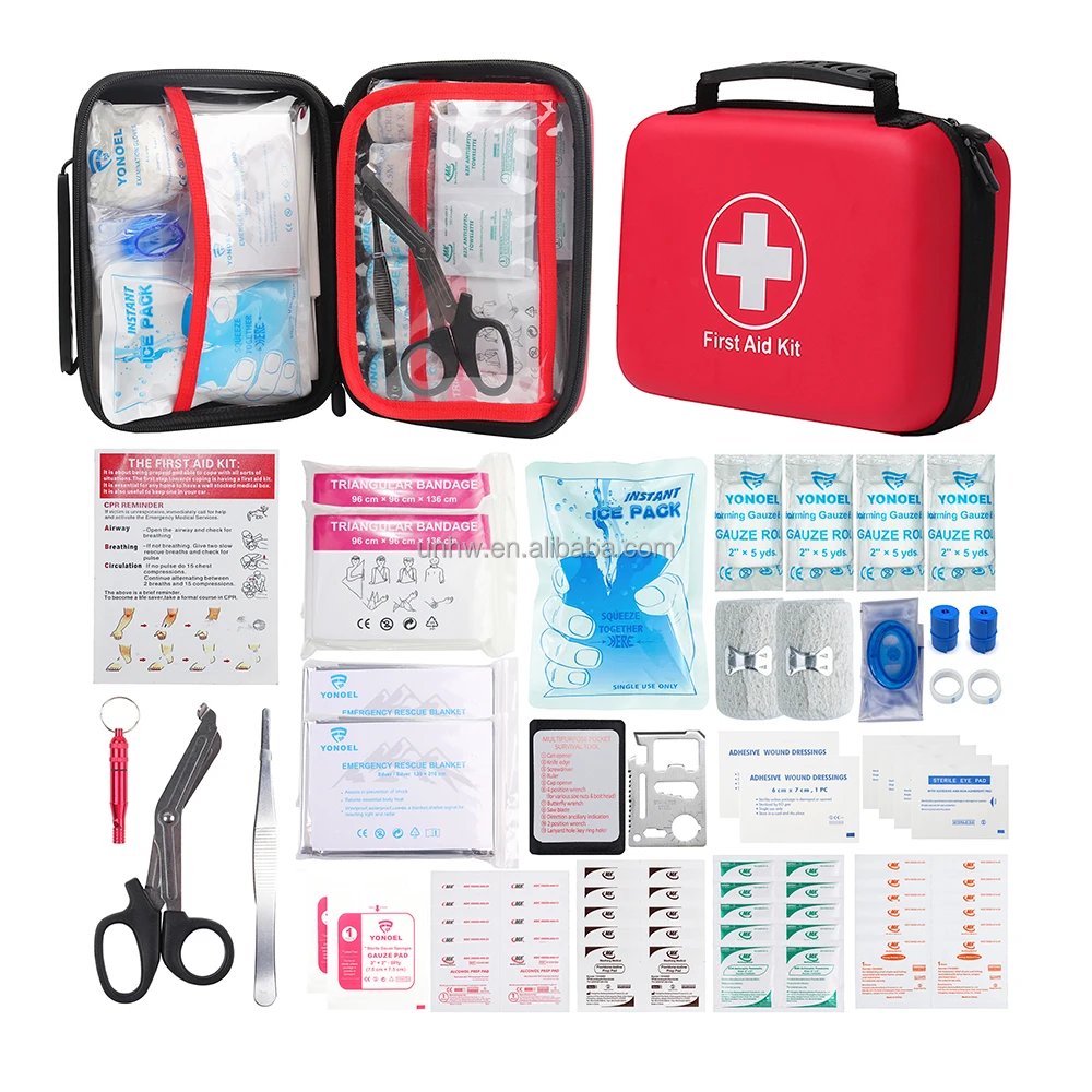 Portable Car First Aid Kit - Essential Roadside Emergency
