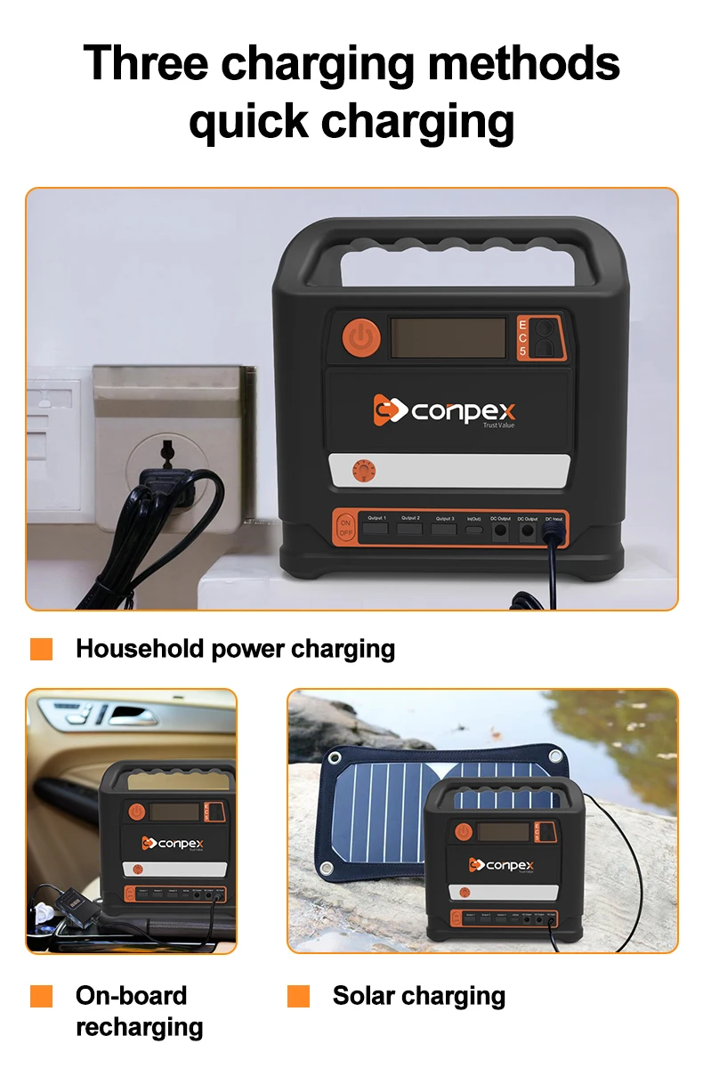 Conpex Emergency Stock EU 300W Solar Power Station