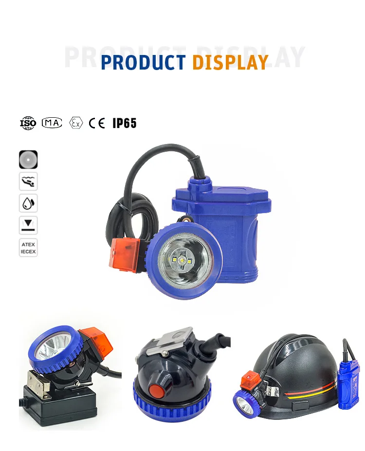 Explosion-Proof Methane Alarm Mining Cap Lamp with LED Light for Safe ...