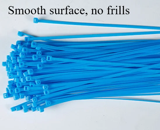 Custom Nylon Cable Ties Plastic Fastener Silicone Rubber Cable Tie ...