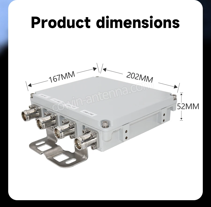 RF Cavity Combiner 698-960MHz 1710-1880MHz 1920-2170MHz 2300-2700MHz ...
