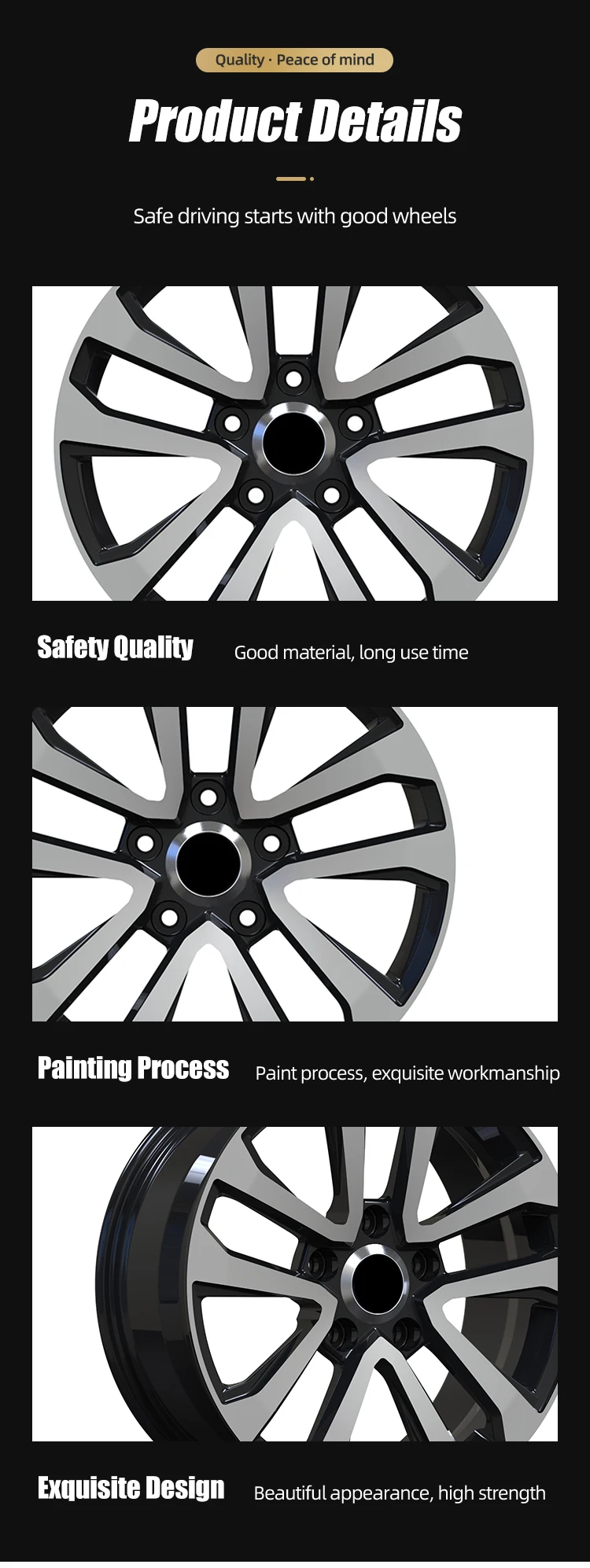 5x150mm 5x114.3 16 17 18 19 20 21 Inch Finish Alloy Car Forged Wheel ...