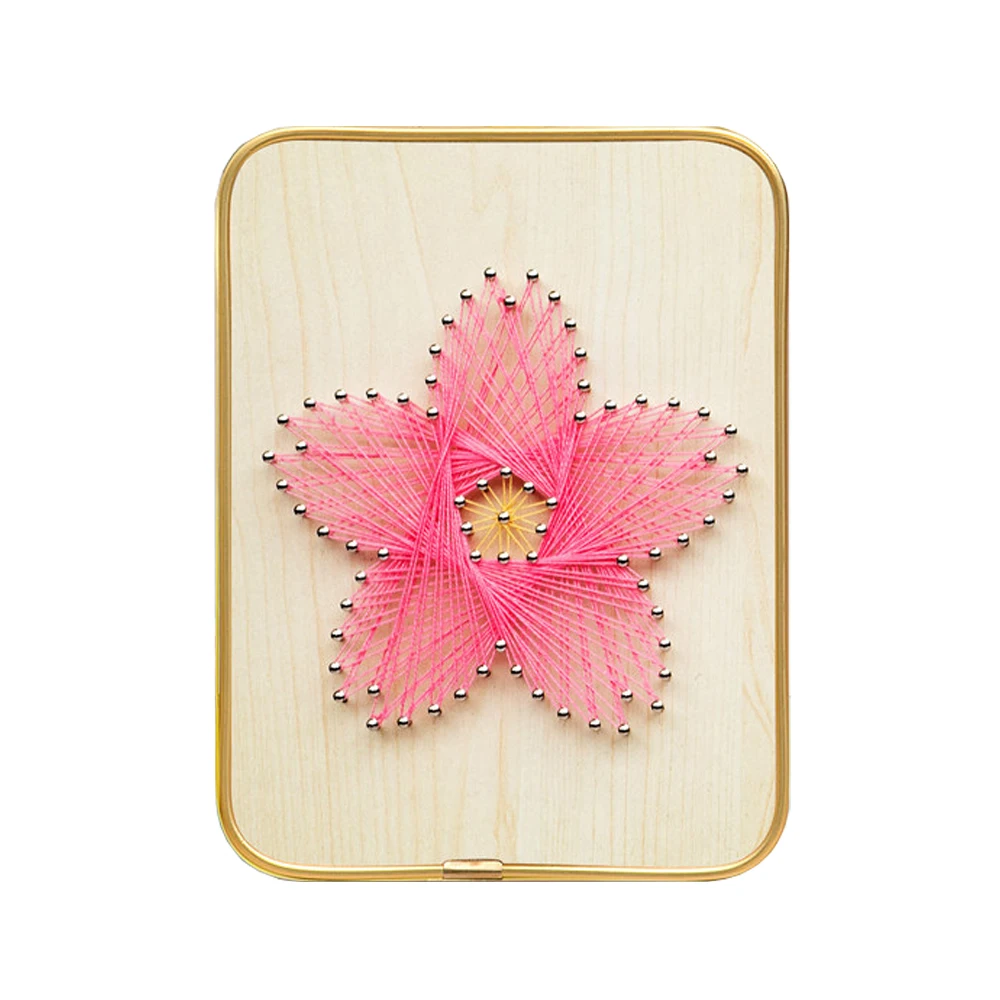 Adult Kids Toy Apple Framed Thread Art Diy 3d String Art Crafts With ...