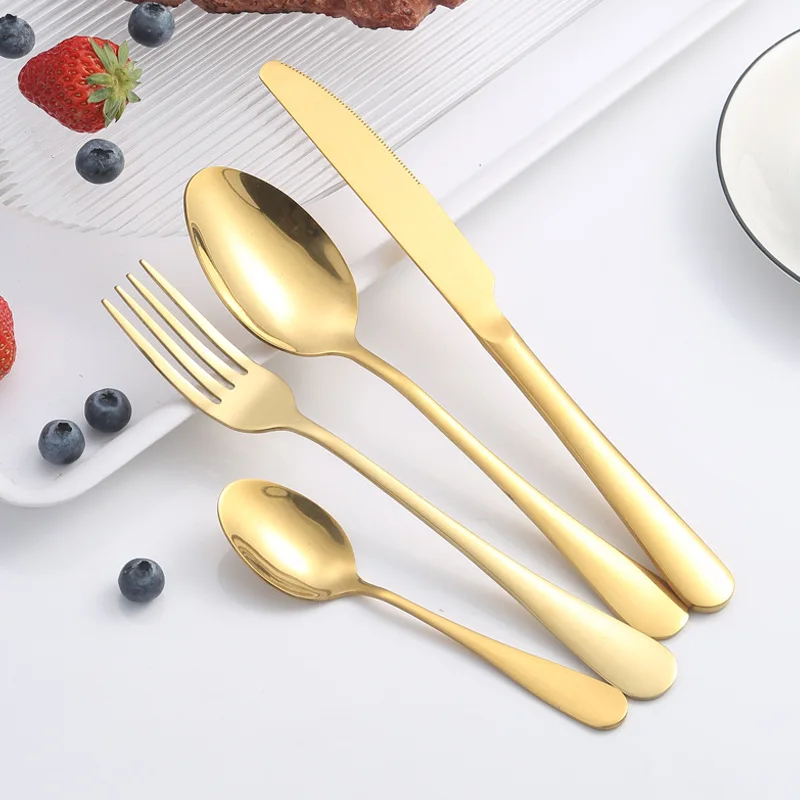 Wholesale 24pcs 1010 Cutlery set with wooden case mirror polish laser ...