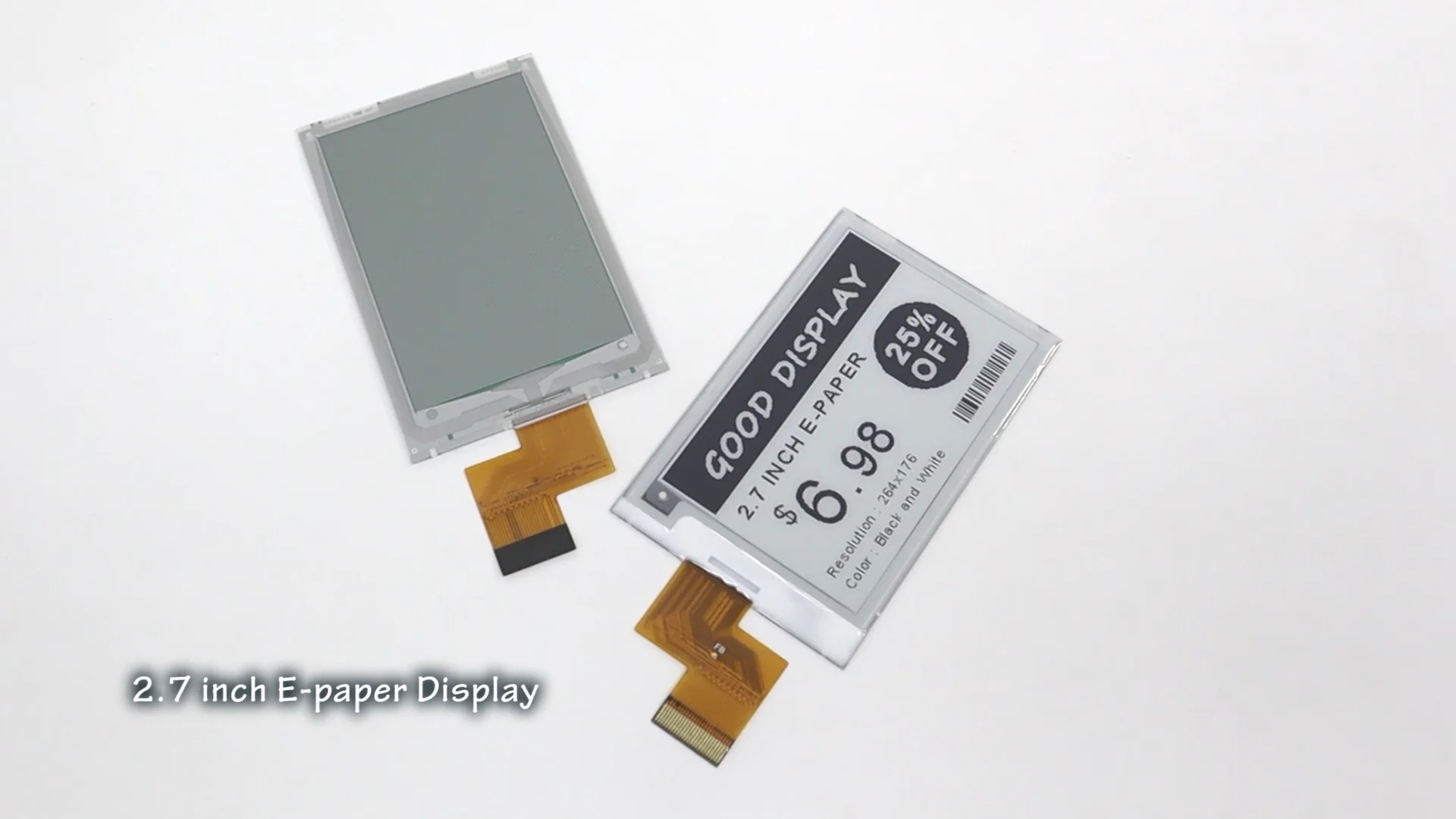 Hot Sales Epaper 2.7 Inch Eink Display E Paper 3inch - Buy Eink e Paper ...