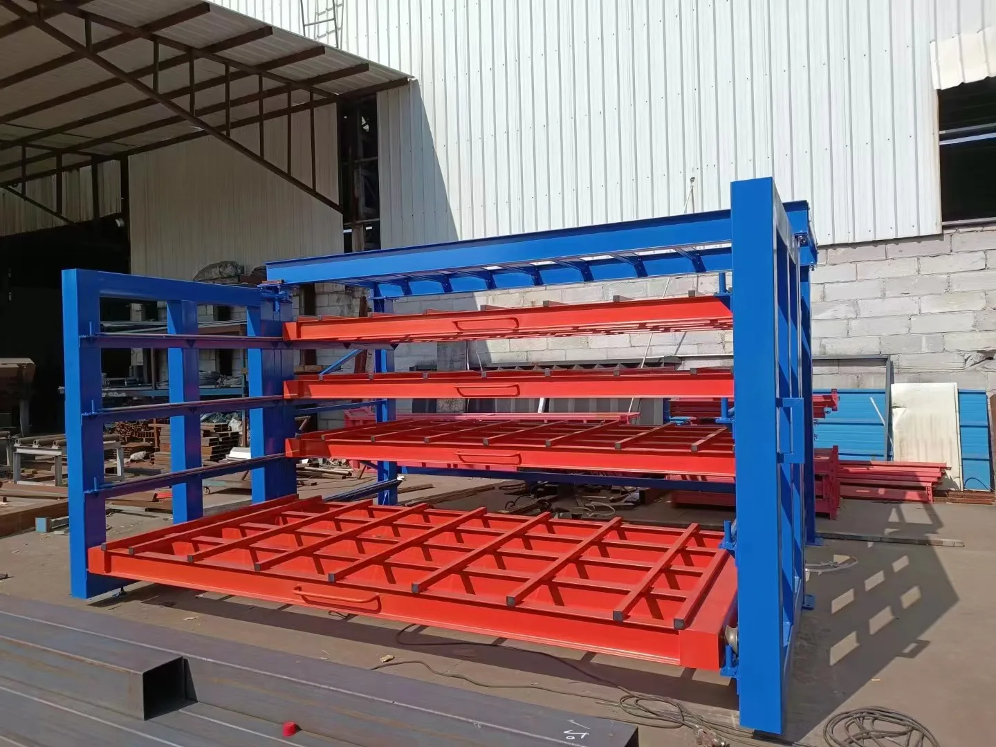 Manual Warehouse Storage System with 6 Layers of Low-Cost Heavy Duty ...