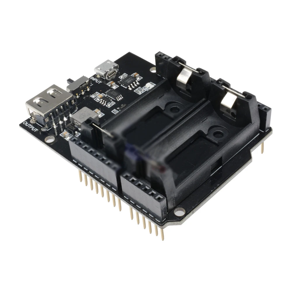 Esp8266 Esp32 Power Supply Rechargeable Dual 16340 Lithium Battery ...