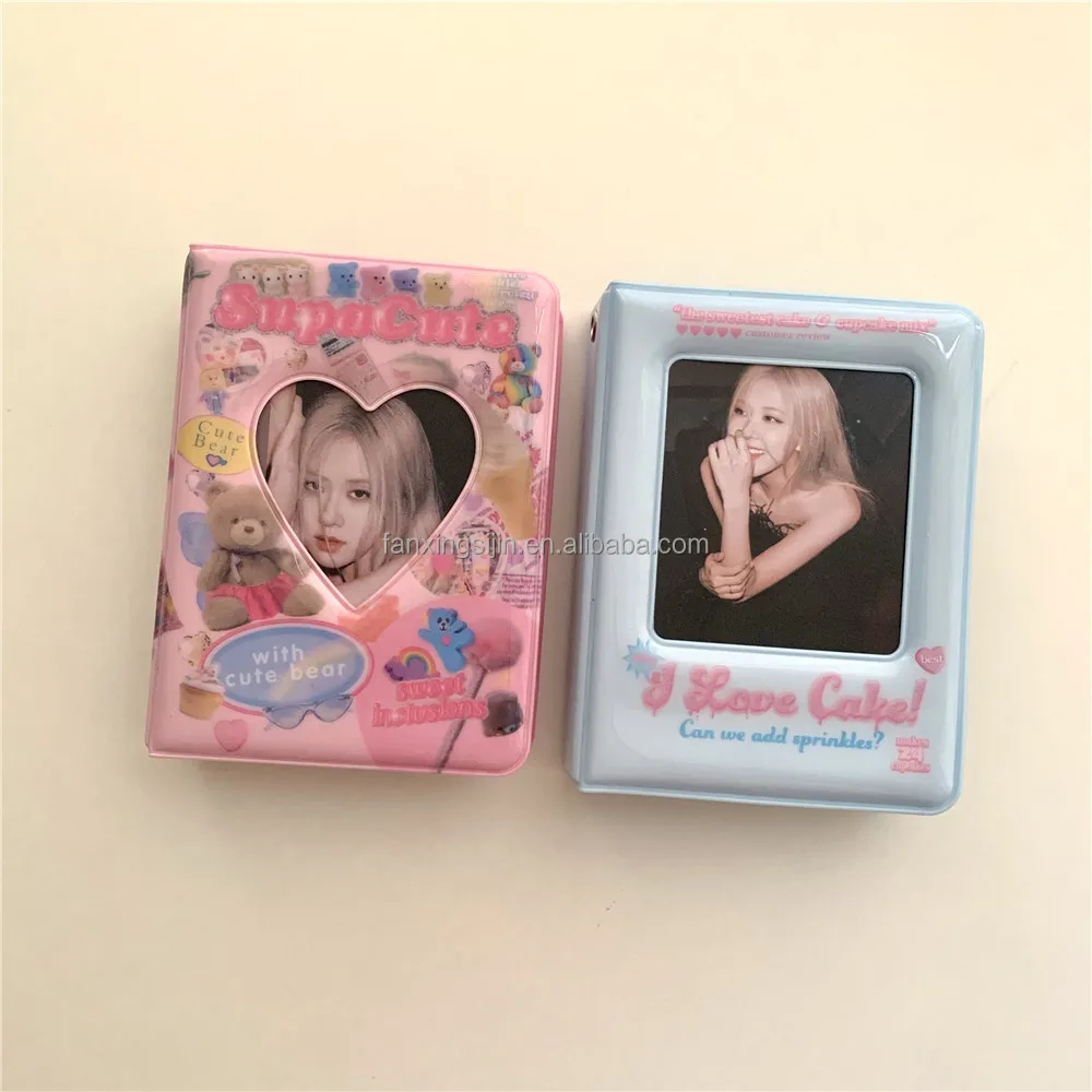 Factory Price Custom PVC Kpop Photocard Collect Book 3inch Mini Photo ...