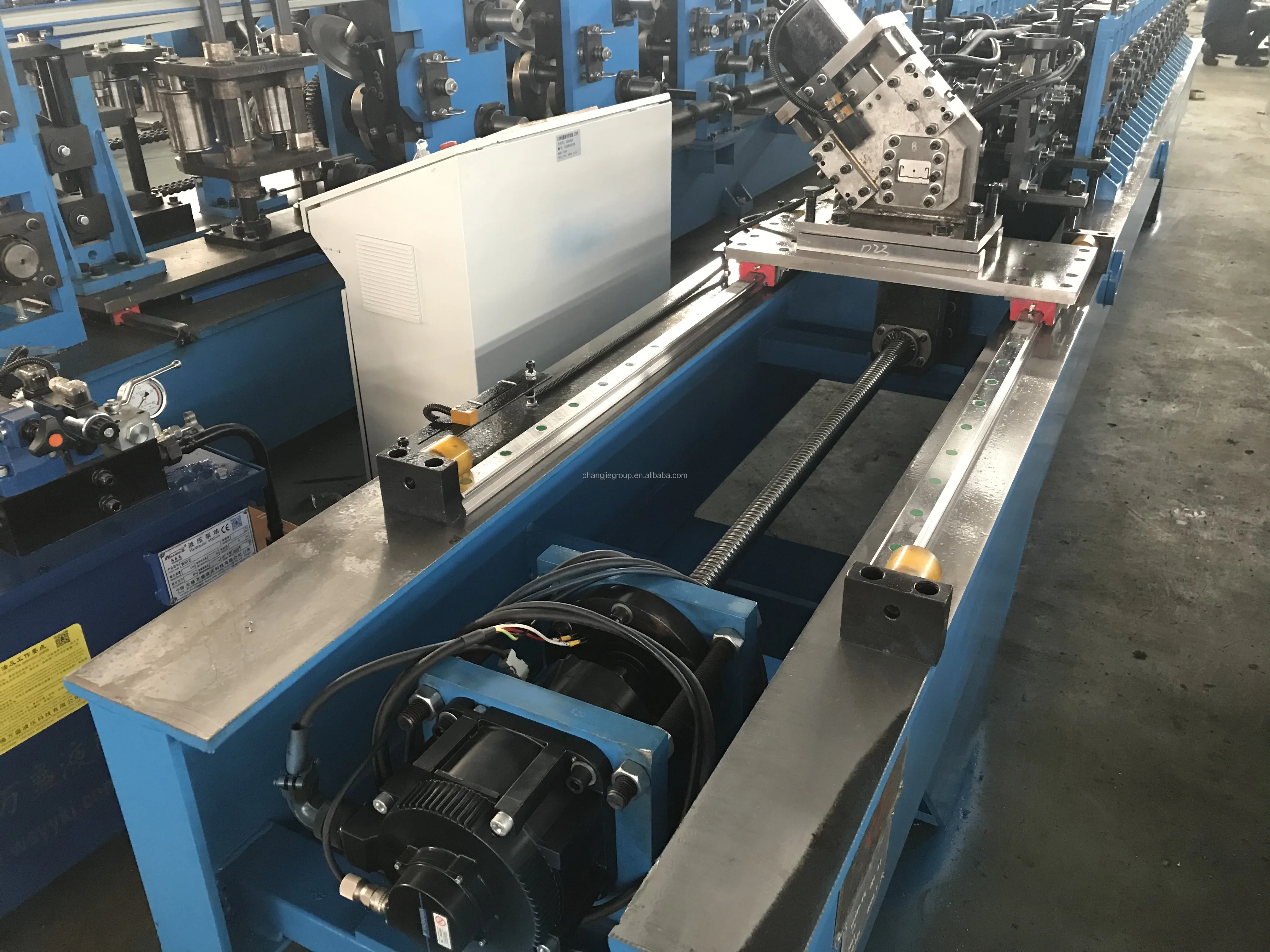 Structural Profile Lightweight Frame Machine Punching Double Rows Colored Light Steel Keel Roll ...