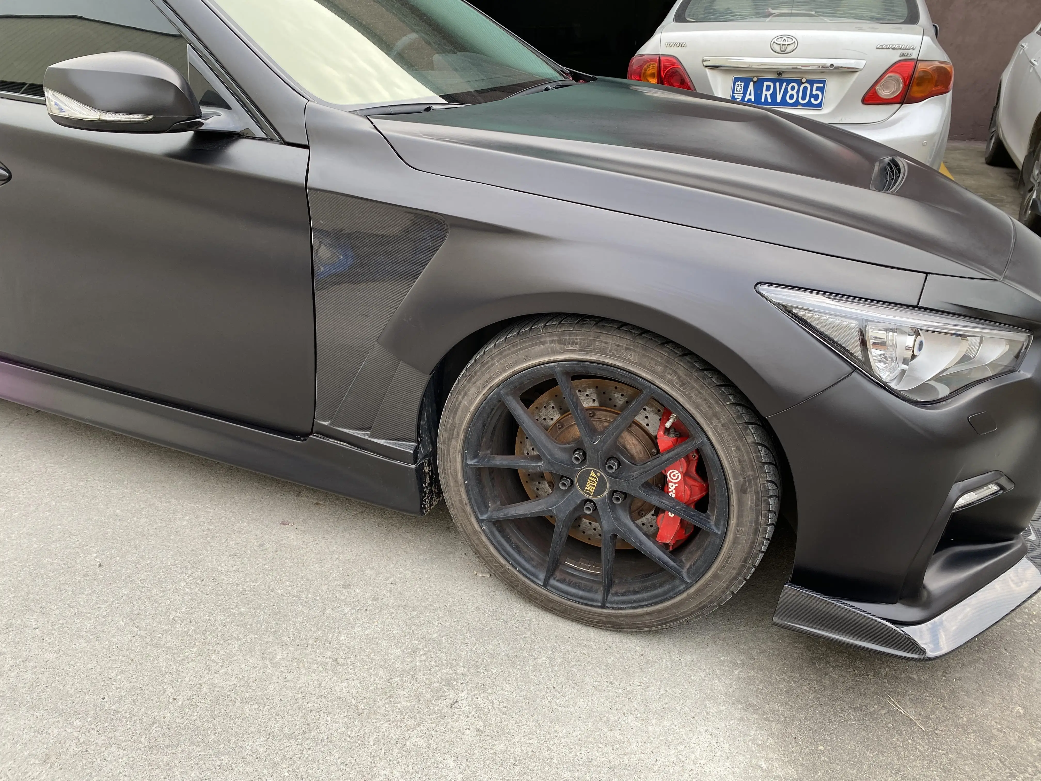 Brilliant Quality Carbon Fiber Q50 Side Fenders for Infiniti Q50 Carbon ...