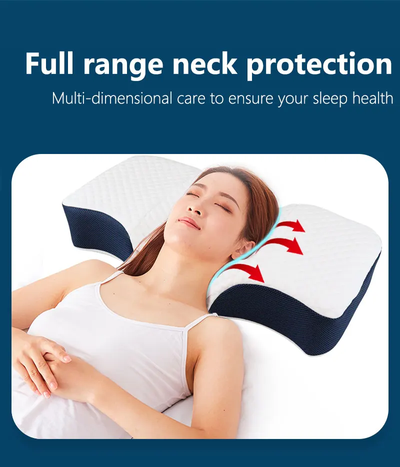 Ergonomic Memory Foam Pillow - Relief for Neck Pain