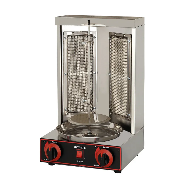 Counter Top Commercial Lpg Mini Kebab Machine Adjustable 2 Burner Mini ...