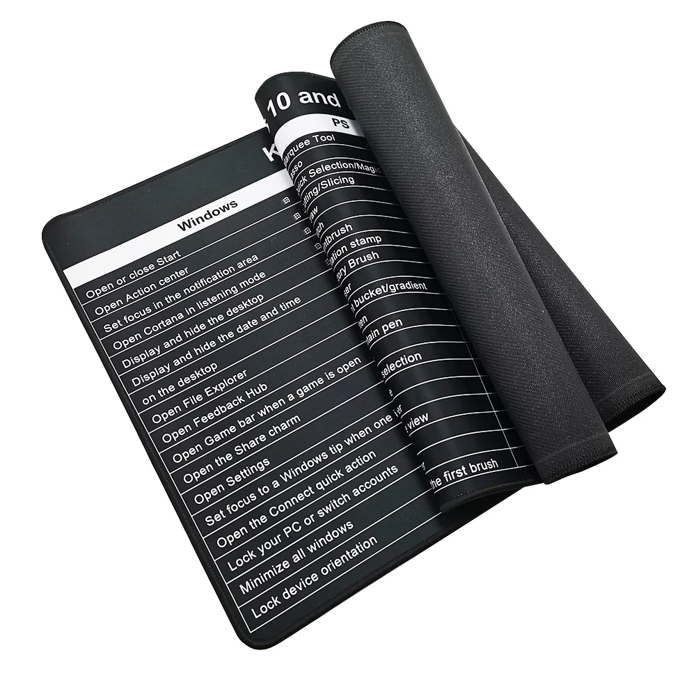 Windows 11 Shortcut Key Mouse Pad - Ideal for Gaming & Work