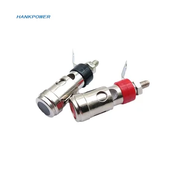 Spring Loaded Press Type Speaker Amplifier Binding Post Terminal Nickel ...