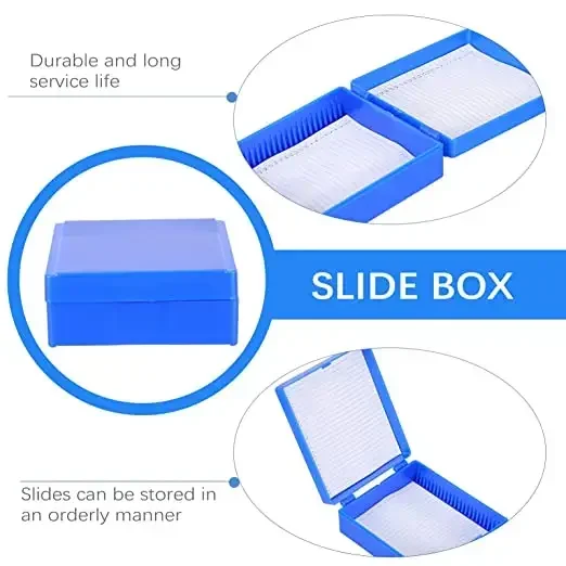 Laboratory 25 Place Slide Tray Microscope Slide Holders Slide Storage ...