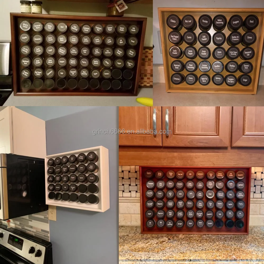 2021 Single Spices Cube Spice Containers - Modern Storage