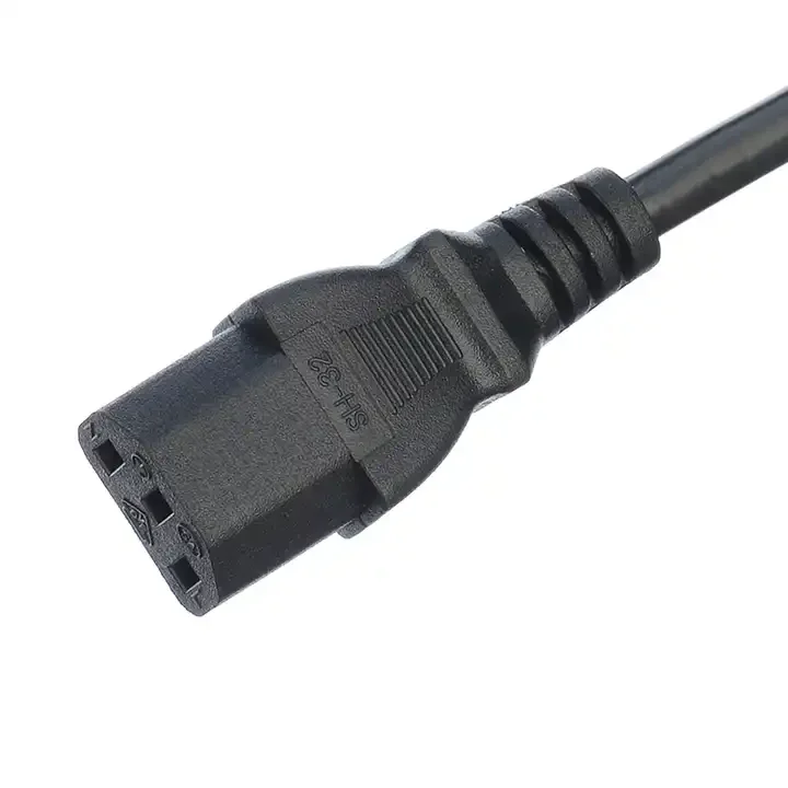 Euro Standard AC 3 Pin Power Cable - 230V 10A Plug