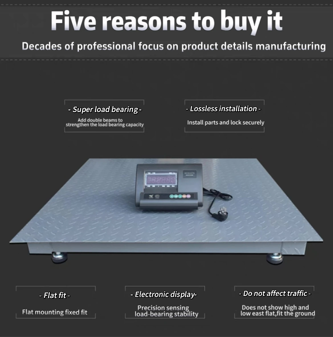 The SCS Electronic Platform Scale Can Be Used on Farms to Weigh Live ...