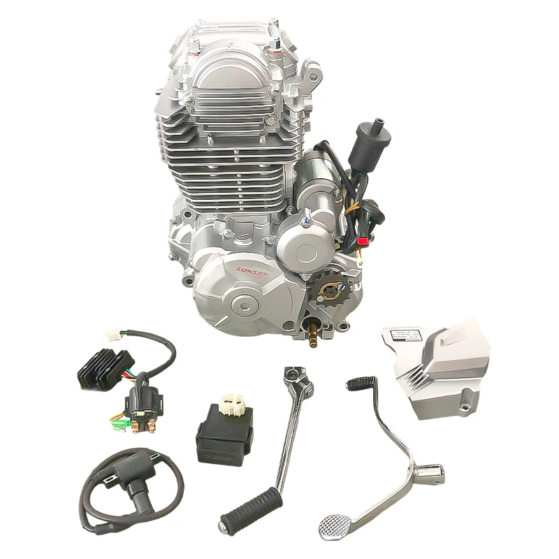 Motorcycle Engine 300cc Air-cooled 6-speed Transmission With Balance ...