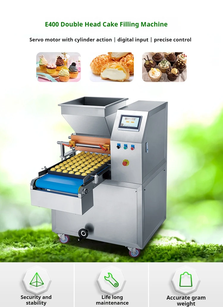 Full Automatic Cake Depositor Machine Labor-Saving Bread and Cake Maker ...