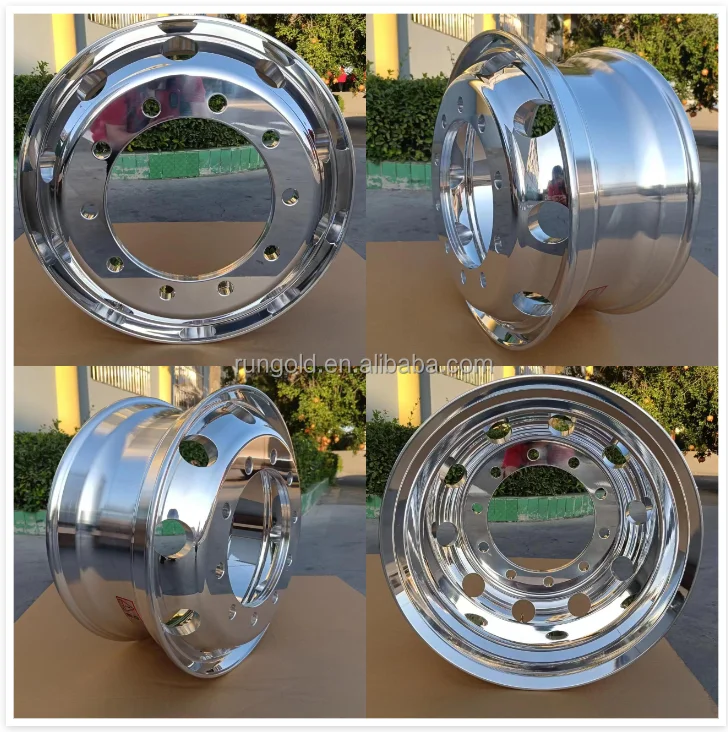 22.5*11.75 Truck Rims for Bus and Trailer Aluminum Alloy Truck Wheels ...