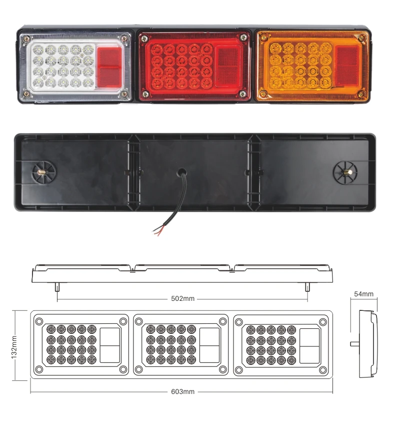 Shiliduo Sd-2063 For Universal Trailer Marker Lamp Truck Led Tail Light ...