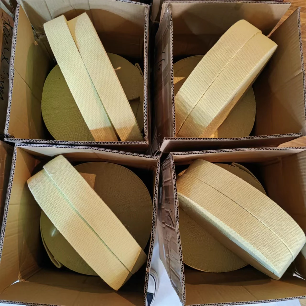 Extremely Tough Low Shrinkage Rate Aramid Fiber Fabric Safety Rope ...