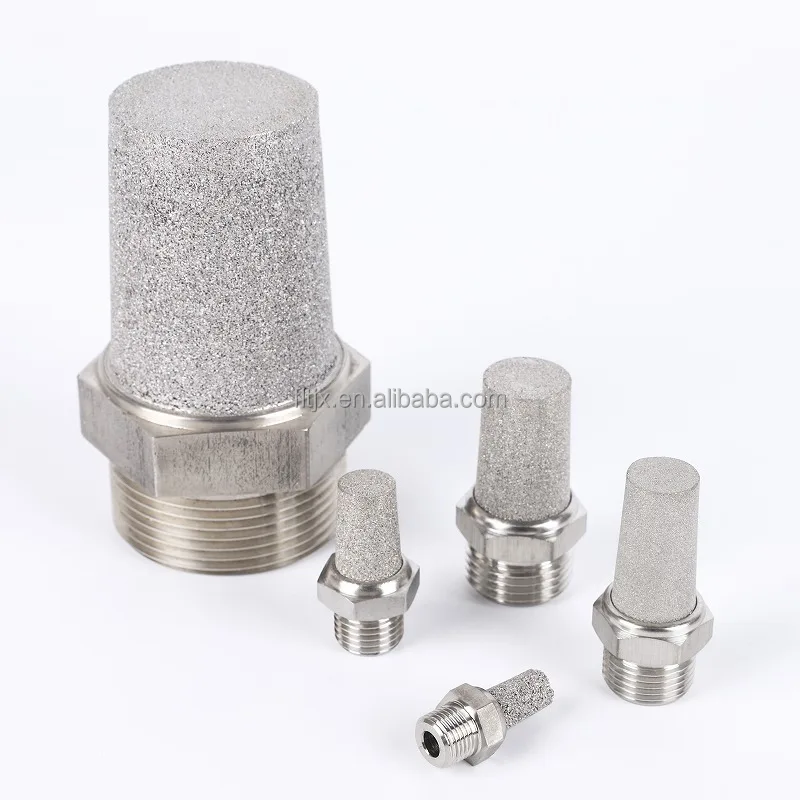 304 Stainless Steel Flat Head Sintered Muffler Metal Sintered Noise ...