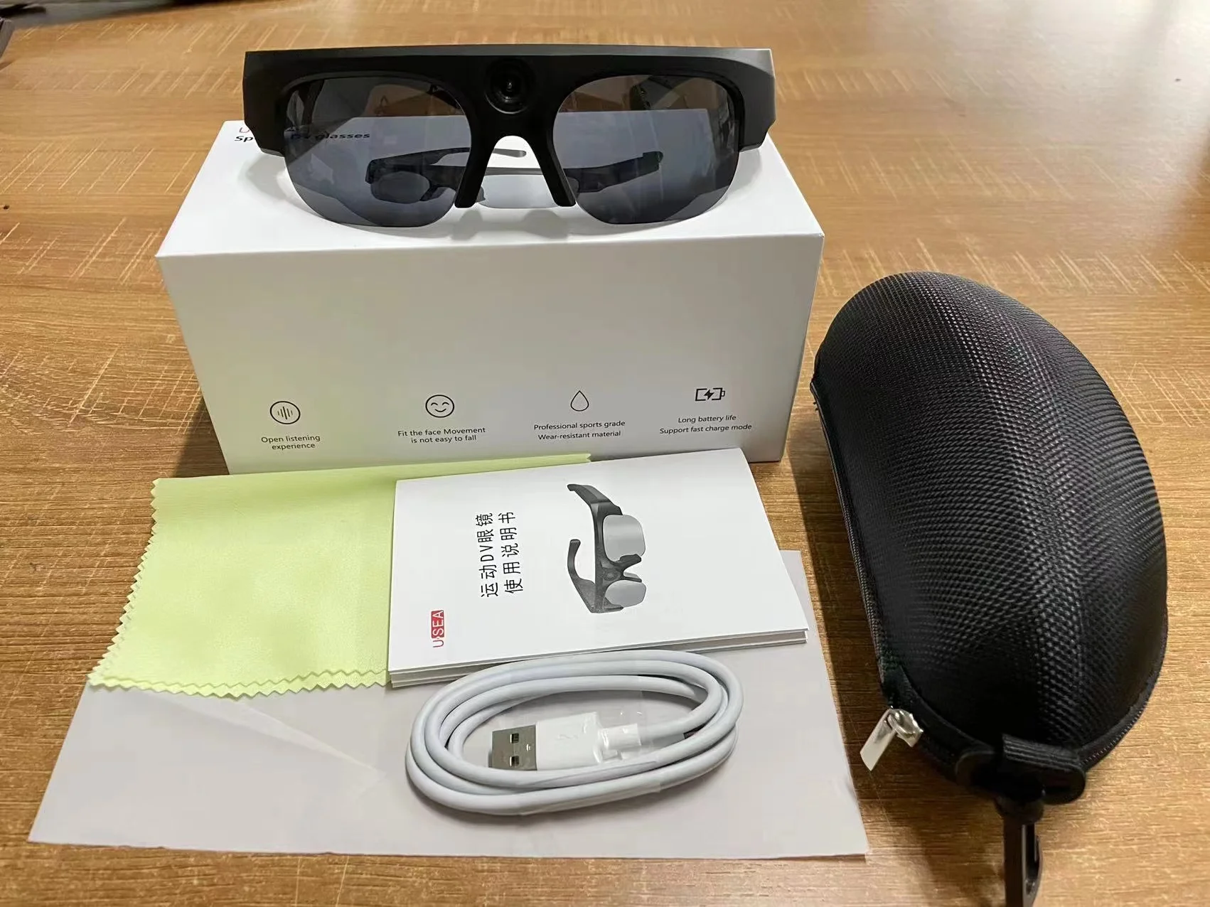 Lunettes Intelligentes Dv Smart Glasses With Camera Smart Glasses Bt ...