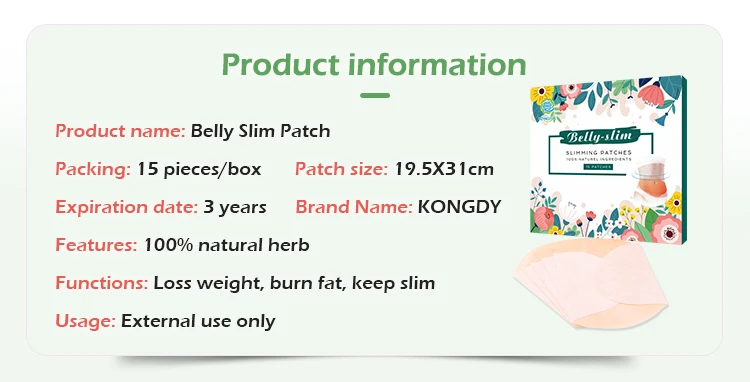 Factory Price Beauty Products Fast Weight Loss Tummy Slimming Patch ...