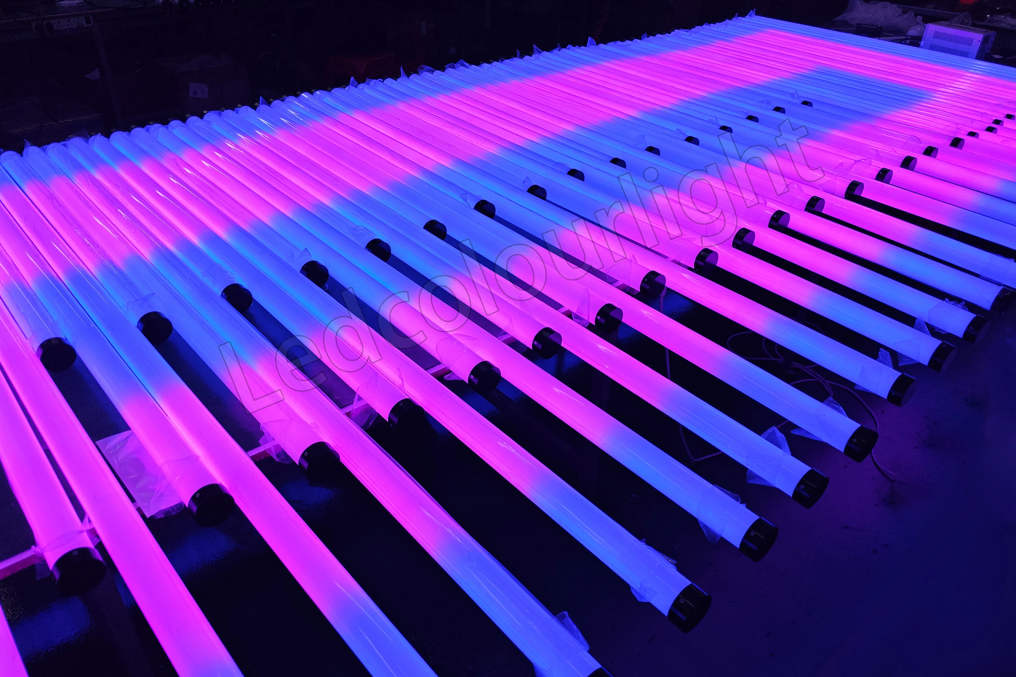 360 Degree LED Tube Light DMX RGB for Stage - 50000hrs