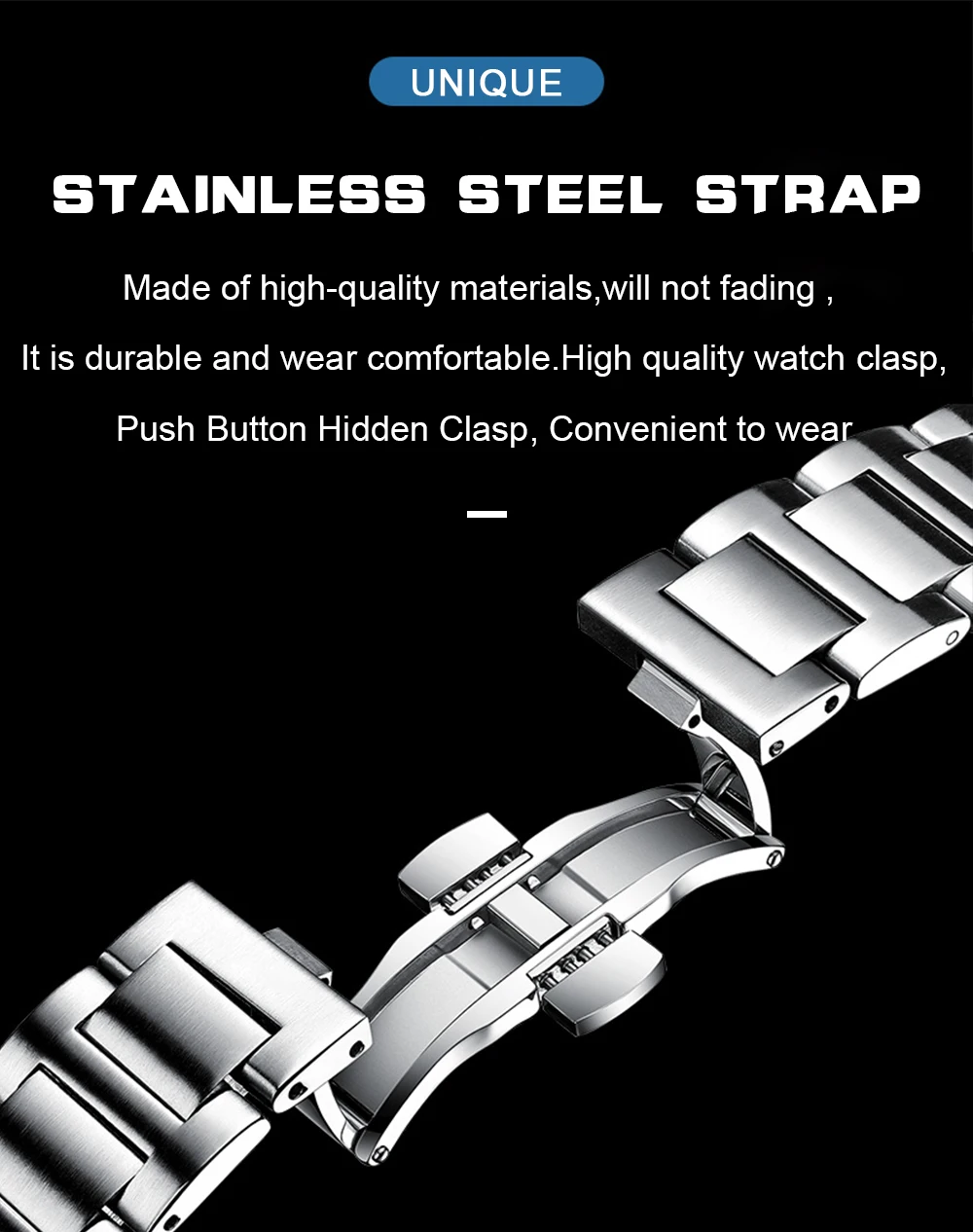 POEDAGAR 613 Luxury Quartz Watch for Men - Waterproof Stainless Steel ...