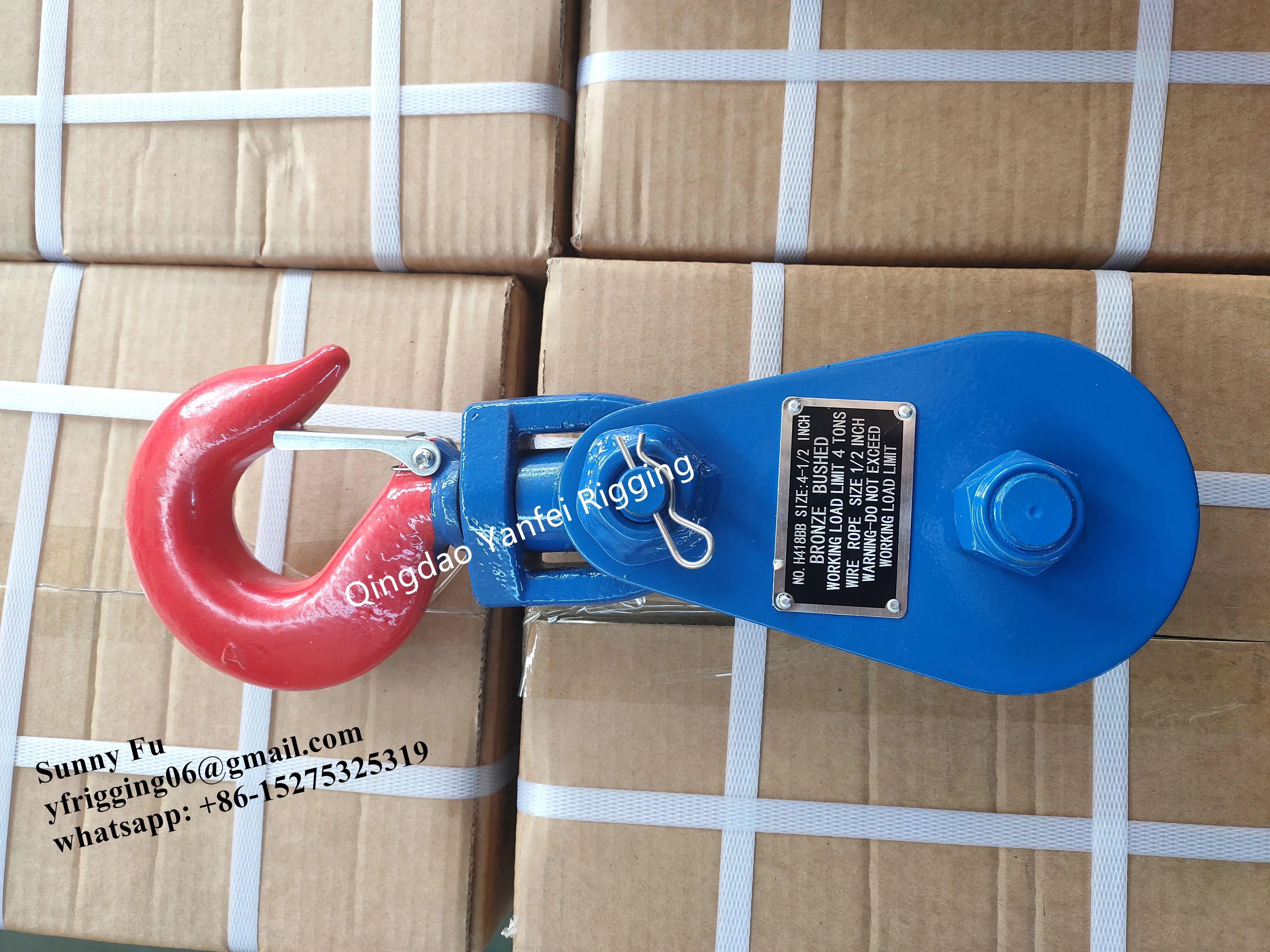 H418 Light Type Champion Snatch Block With Hook - Buy H418 Block snatch ...