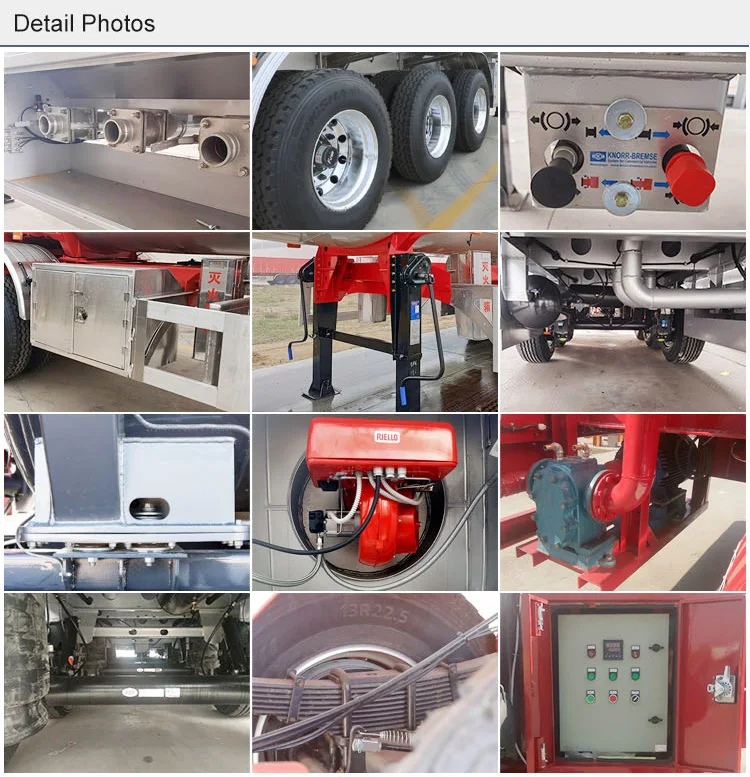 3 Axle Emulsified Liquid Bitumen Asphalt Tanker Semi Trailer - Buy ...