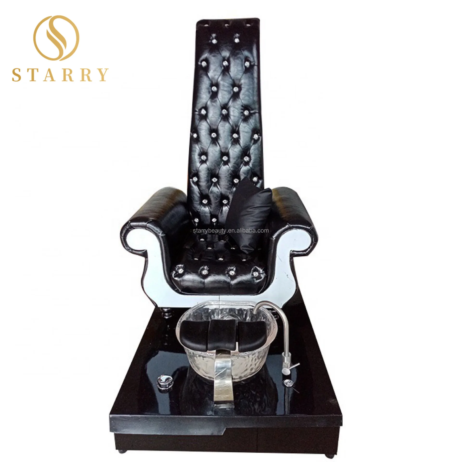 Luxury Foot Spa Pedicure Throne Chair High Back Tall Throne King ...