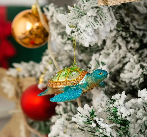 Sea Turtle Decorations Hand Blown Glass Sea Turtle Decorations ...