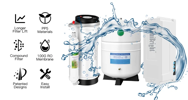 Aqua Pure Water Filter Ro System Reverse Osmosis Water Purifier Ro ...