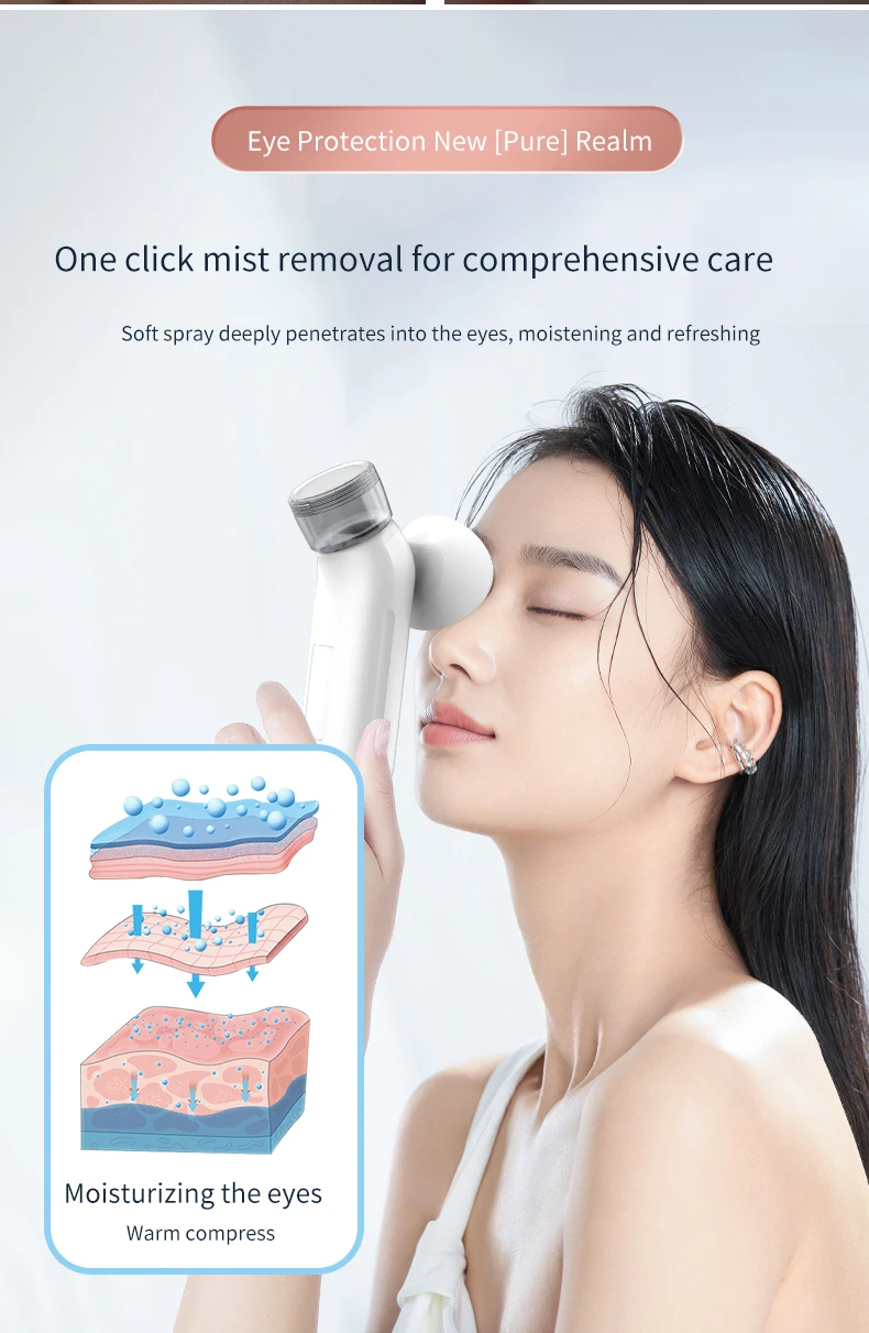 Portable Heated Eye Moisturizing Device - Relief Dry Eyes