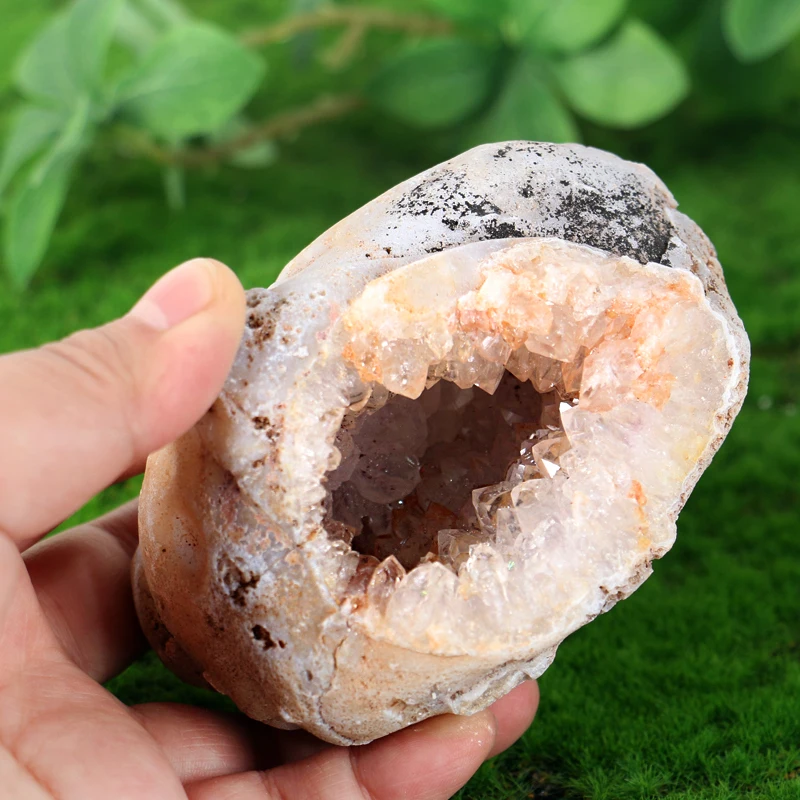 Natural Quartz Cluster Crystal Geode Mineral Specimen Rough Raw Agate ...