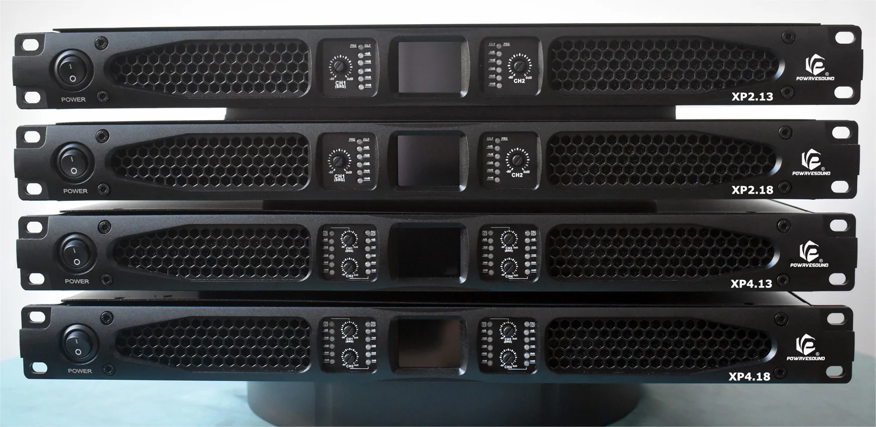 POWAVESOUND Outdoor Amplifier - 4 Channel 3000W Power